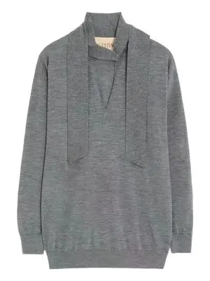 VALENTINO VALENTINO VLogo Detail High Neck Sweater