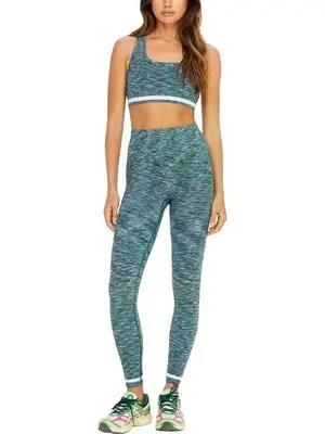 The Upside Seamless Space-dye Track Pants - Blue
