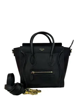Celine Celine Luggage Tote Satchel Black