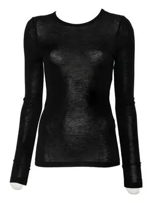 SAMSOE SAMSOE Long-sleeve Jersey Top - Red