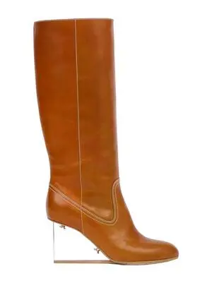 MAISON MARGIELA Maison Margiela Plexi Contrast-Stitch Wedge Boots