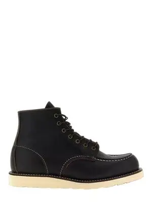 Red Wing Red Wing Shoes Classic Moc Leather Ankle Boots Black