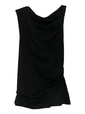 ENTIRE STUDIOS ENTIRE STUDIOS Ruched Sleeveless Top Black
