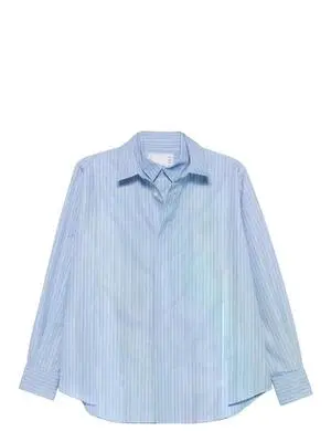 Sacai Striped Layered Shirt - Blue