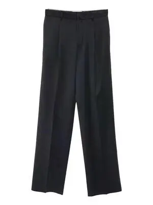 LARDINI Migio Tailored Wool Trousers - Blue