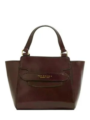 THE BRIDGE Leather Tote Bag - Brown