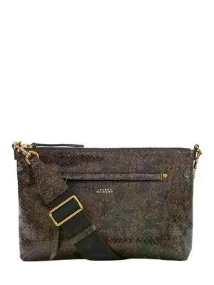 Isabel Marant Étoile Snakeskin-effect Shoulder Bag - Brown