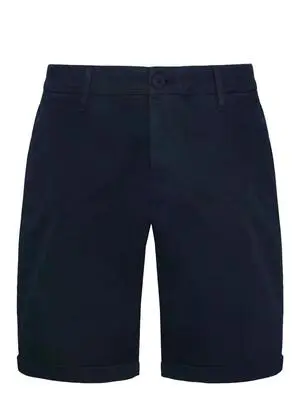 SUN 68 Cotton Chino Bermuda Shorts - Blue