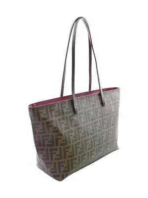 Fendi Small Zucca Spalmati Roll Tote Bag - Brown
