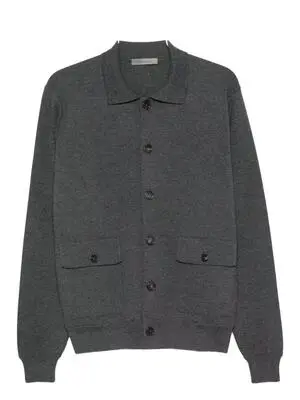 CORNELIANI Corneliani Button-Down Flap-Pocket Sweater