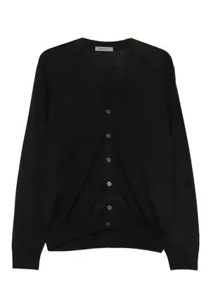 Corneliani V-neck Cardigan - Black