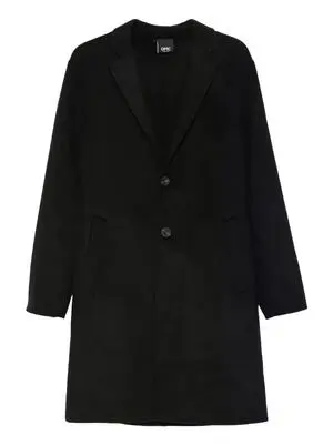 OMC Edward Single-breasted Coat - Black