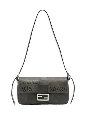 Fendi FENDI Baguette Shoulder Bag Grey