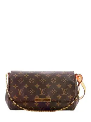 LOUIS VUITTON Monogram Canvas Favorite Handbag Mm - Brown