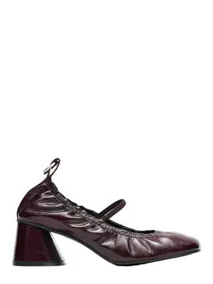ALOHAS Rhiane Elasticated Mary Jane Pumps - Red