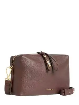 COCCINELLE Small Nory Leather Cross Body Bag - Red
