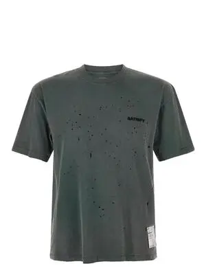 Satisfy Mothtech Logo-print T-shirt Grey