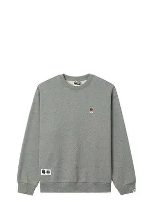 FINGERCROXX Bigfoot Logo Patch Sweatshirt - Grey