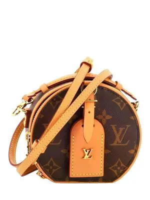 LOUIS VUITTON Mini Boite Chapeau Monogram Canvas Bag - Brown