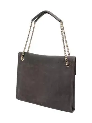 ORCIANI Orciani Logo-Plaque Foldover Shoulder Bag