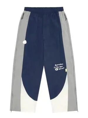 AAPE BY *A BATHING APE Aapeunvs Colour-block Track Pants Blue
