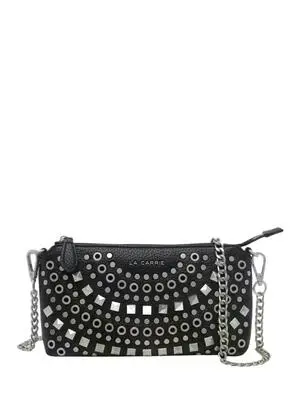 LA CARRIE La Carrie Stud Embellished Crossbody Bag
