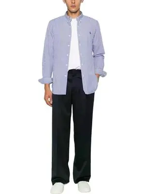 Polo Ralph Lauren Vertical-stripe Button-down Shirt - Blue
