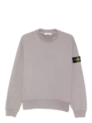 Stone Island Stone Island Logo Patch Sweatshirt Grey