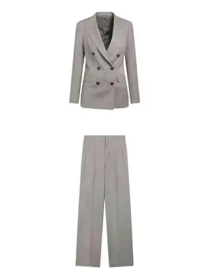 Tagliatore Double-breasted Tailored Suit - Grey
