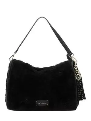 LA CARRIE Teddy Shoulder Bag - Black