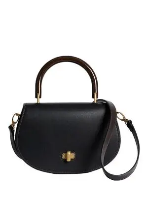ME+EM ME+EM Resin Top Handle Bag Black