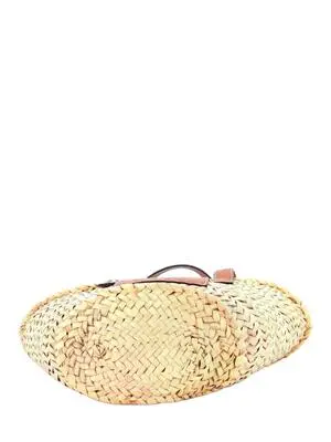 Loewe Loewe Raffia Small Tote Bag Neutrals