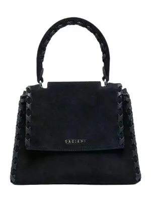 ORCIANI Orciani Braided-Trim Suede Tote Bag