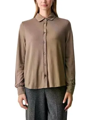 Marc O'polo Long-sleeve Button-up Shirt - Brown