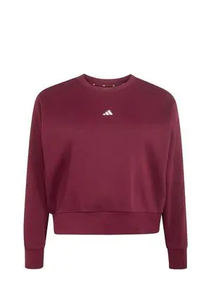 Adidas Essentials Small Logo Sweatshirt - Maroon