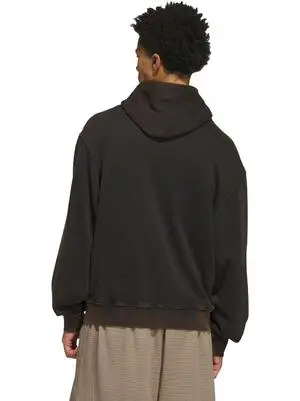 Adidas Basketball Washed Fleece Hoodie - Black