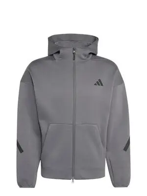 Adidas Adidas ZNE Full Zip Track Top Grey Five