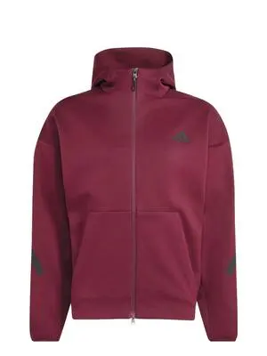 Adidas Z.n.e. Full Zip Track Top - Maroon