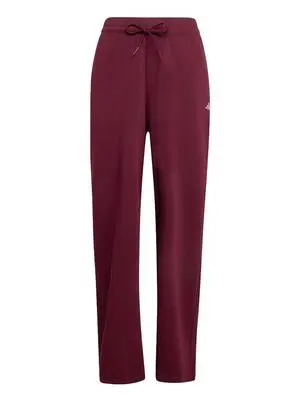 Adidas ADIDAS Essentials Small Logo Open Hem Pants Maroon