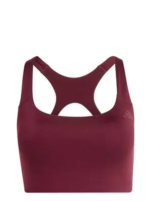 Adidas Optime Workout Medium Support Bra - Maroon