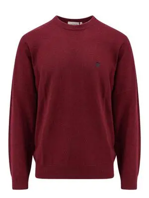 Carhartt Work In Progress Madison Logo Embroidered Crewneck Jumper - Brown