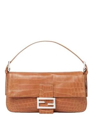 Fendi Baguette Shoulder Bag - Camel
