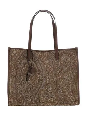 Etro Lovetrotter Jacquard Tote Bag - Brown