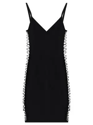 Dsquared2 Side Cut-out Lace-up Mini Dress - Black