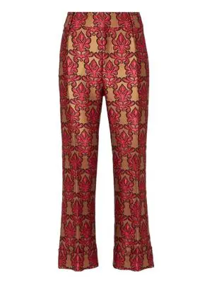 La DoubleJ La Double J Hendrix Straight Trousers Red