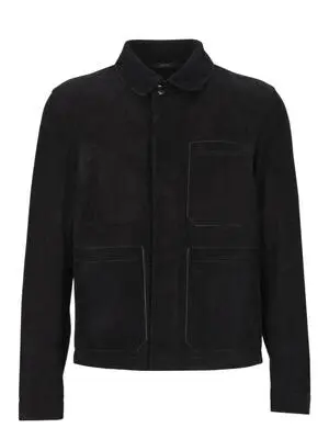 TOM FORD Suede Chore Jacket - Black
