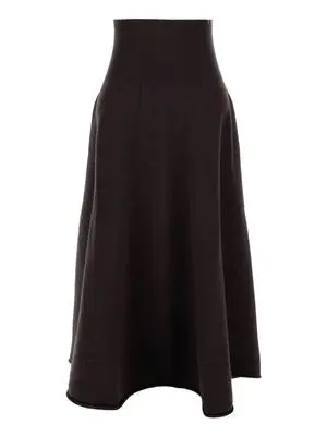 EXTREME CASHMERE Extreme Cashmere A-line Midi Skirt
