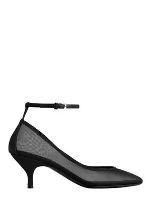 Alaïa Strappy Mesh Pumps - Black