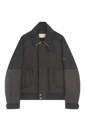 Dries Van Noten Overdyed Cotton Jacket - Black
