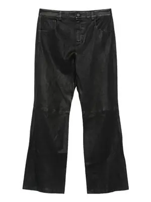 Amiri Flare Trousers With Belt Loops - Black